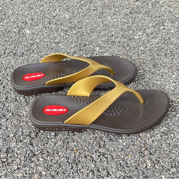 Okabashi | Shoes | Okabashi Marina Flip Flop Sandals Slip Sz Med | Poshmark